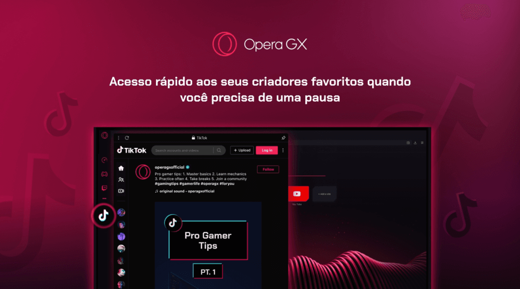 Opera GX aprimora a descoberta de conteúdo no TikTok com a inclusão na ...