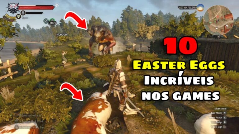 10 Easter Eggs Incríveis em Videogames que Muitos Jogadores Perdem