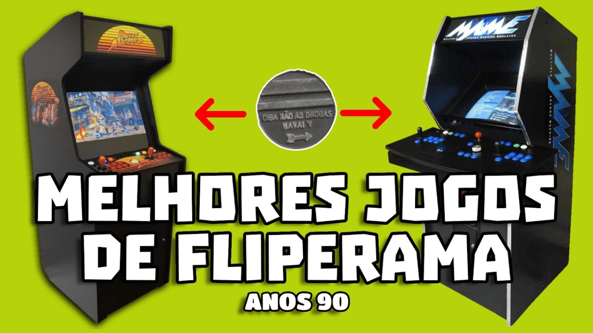 OS MELHORES JOGOS DE FLIPERAMA DOS ANOS 90